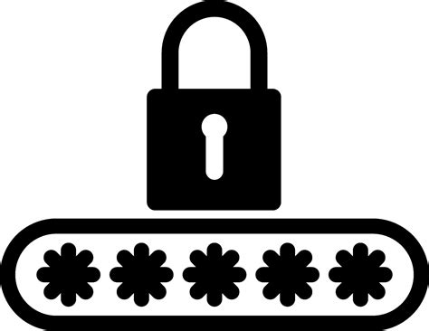 Password Icon With Padlock Icon 35878466 Vector Art At Vecteezy