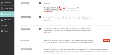 How To Point Your Namecheap Domain To SiteGround Hosting