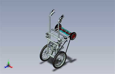 割草机 Step 模型图纸下载 懒石网