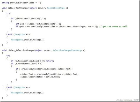 Using And Customizing The Autocompletebox For Windows Phone Rwp7dev