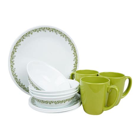Corelle Classic Dinnerware Set Spring Blossom 16 Pack 16s Spg Ph