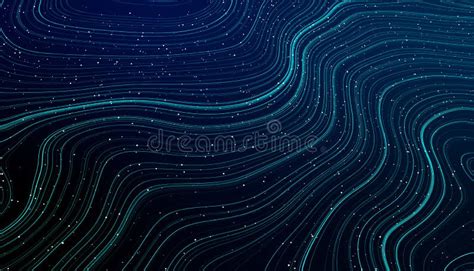 Abstract Flowing Lines Background For Your Design Project Vector