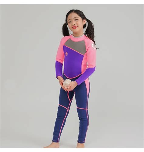 빌도르 아동 키즈 Sdk 바이올렛 네오프렌 어린이 긴팔 서핑 수트 래쉬가드 수영복 티몬