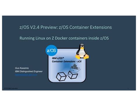 z os v2 4 preview z os container extensions running linux on z