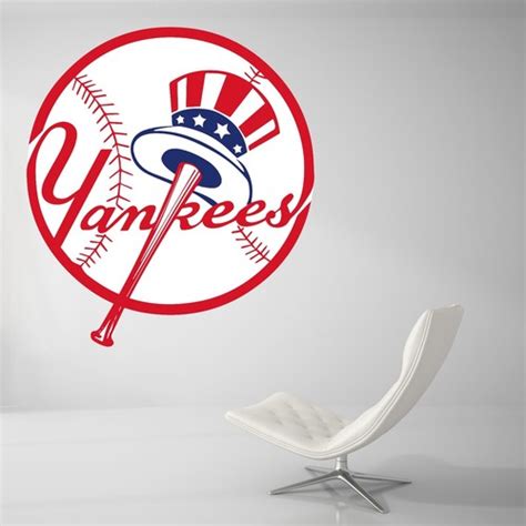 New York Yankees Baseball Mlb Wall Decal Vinyl Decor Room Car Sticker