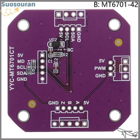 【suosouran】🔥🔥 Magnetic Encoder Mt6701 Magnetic Induction Angle Measurement Sensor Module Lazada Ph