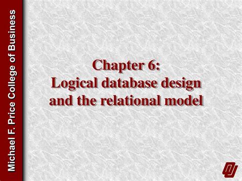 PPT Chapter Logical Database Design And The Relational Model PowerPoint Presentation ID