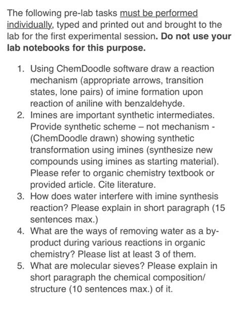 The Following Pre Lab Tasks Must Be Performed Individually Typed And