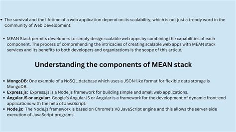 building scalable web applications with mean stack services pdf web
