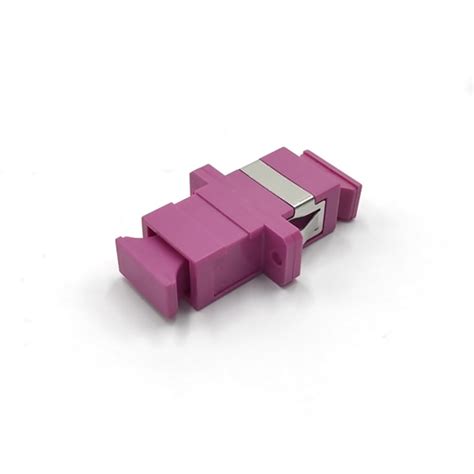 Sc Simplex Multimode Om4 Adapter Violet Eono Fiber Expert