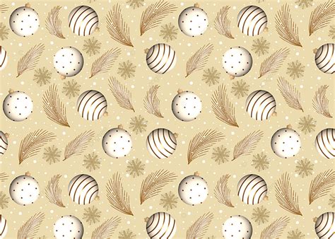 Elegant Christmas Ball Pattern Background Christmas Pattern Christmas Balls Christmas