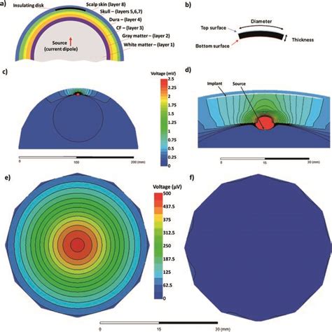 A Electrostatic Finite Element Modeling Setup Showing The Eight Download Scientific Diagram