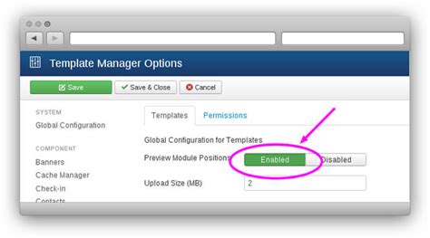 how to display module positions in joomla templates