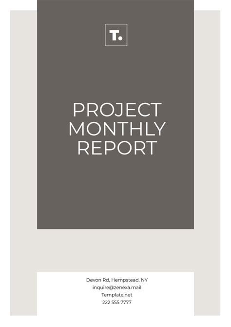 Free Monthly Progress Report Template To Edit Online