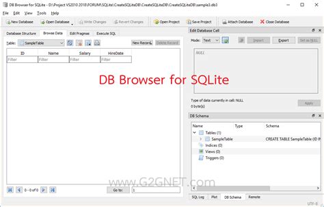 Vbnet การสร้างฟิลด์ข้อมูล ตาราง และไฟล์ฐานข้อมูล Sqlite ด้วยการเขียน