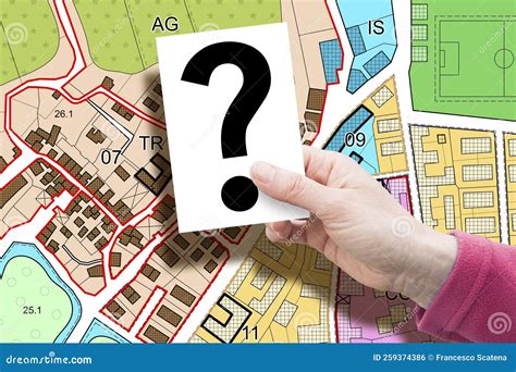 Imaginary General Urban Plan Concept Zoning Regulations With Zoning