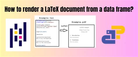 How To Render A Data Frame To A LaTeX Table AskPython