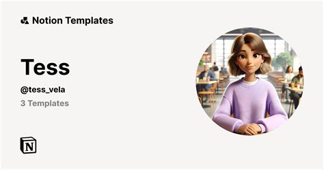 Tess Template Creator Notion Marketplace