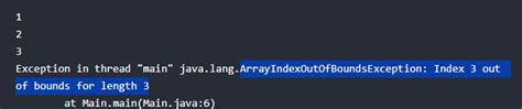 How To Fix An Array Index Out Of Bounds Exception In Java