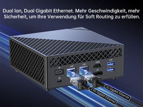 ACEMAGICIAN AM Pro Mini PC AMD Ryzen U GB DDR GB NVME SSD Mini Computer Mit Type