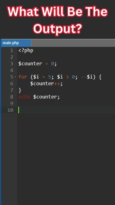Php Counterphp Coding Programming Phpdeveloper Problemsolving