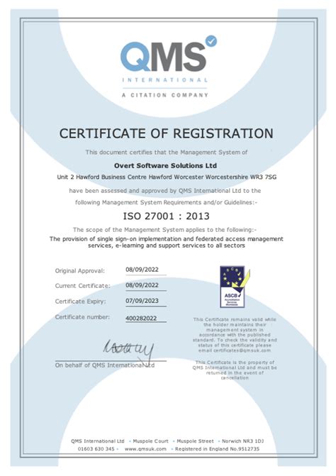 Iso27001 Certification The Best Way To Protect Your Data Overt Software