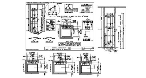 D View Mechanical Block Of Elevator Detail Cad Unit Block Autocad File Artofit