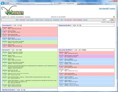 Bugzilla Vs Mantis Does Bugzilla Offer A Reportscreen With Varius