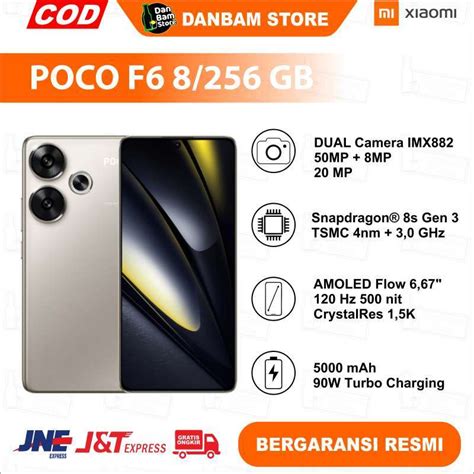 Promo Poco F G Nfc Snapdragon S Gen Garansi Resmi Titanium Diskon Di Seller