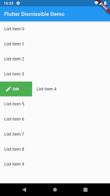 Flutter Dismissible Widget Swipe Both Ways By Padmal Medium