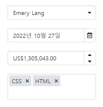 ReactJS React Widgets