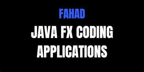 Do Javafx Design Projects By Aimldlcoder Fiverr