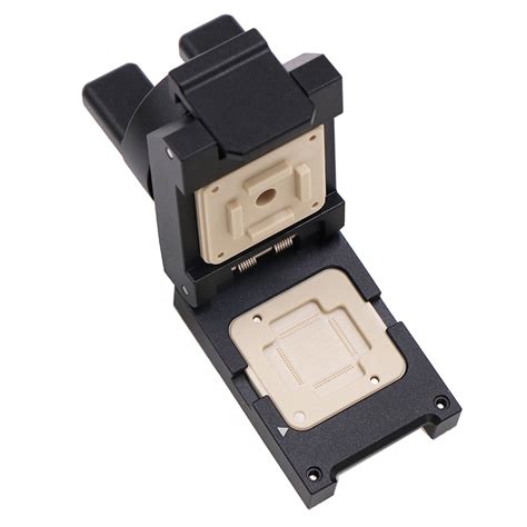 深圳谷易电子生产的qfp64pin芯片测试座socket—qfp芯片测试夹具 简介 性能 特点 规格 应用 生产厂家