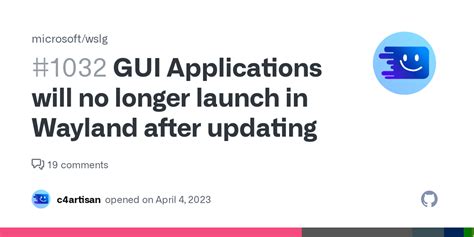 gui applications will no longer launch in wayland after updating