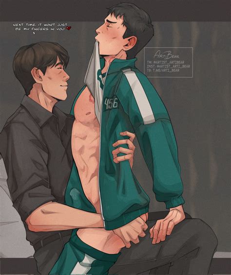 Rule 34 Anal Fingering Artibear Ass Ass Grab Belt Bite Mark Black Hair Black Shirt Blush Brown