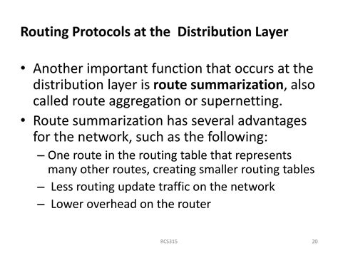 distribution layer ppt