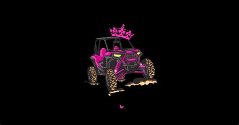 Sxs Utv Passenger Princess Crown Off Road Princess Sticker Teepublic