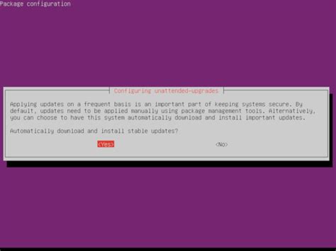 how to automate security updates on ubuntu server