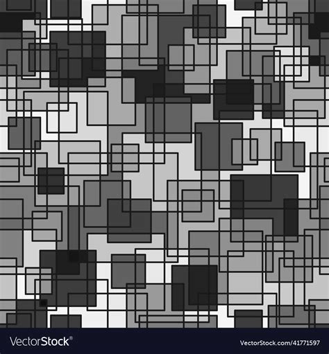 Quad Seamless Pattern Repeated Overlap Hexagon Vector Image