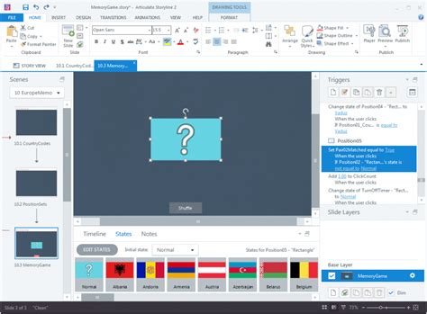 Creating A Memory Game With Storyline An Experiment Keypoint