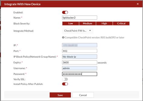 Integrate With Checkpoint Firewall Fortideceptor 6 1 0 Fortinet Document Library