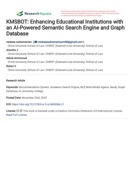 pdf kmsbot enhancing educational institutions with an ai powered