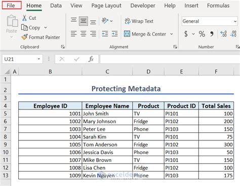 Guite To Excel Metadata View Modify And Remove Exceldemy