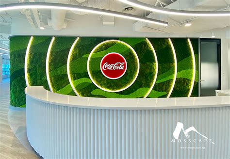 Moss Wall Coca Cola Singapore