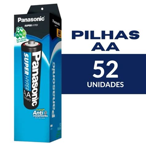 Pilha Panasonic Aaapalito Aapequena Super Hyper Tubo 4052