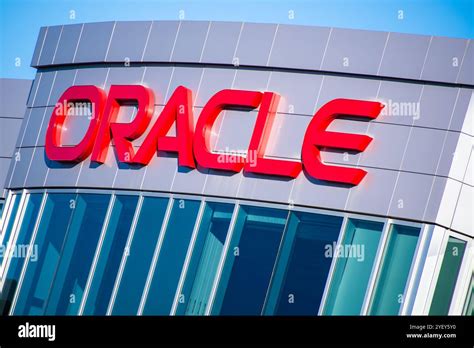 Exterior View Of Oracle Logo Sign On October 29 2024 In Lehi Utah Usa