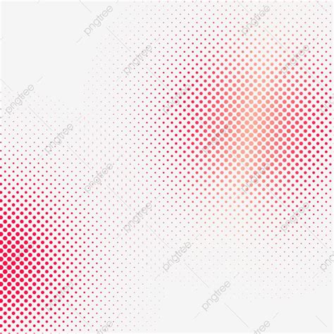 Red Polka Dot Shading Red Wave Point Dot PNG Transparent Clipart
