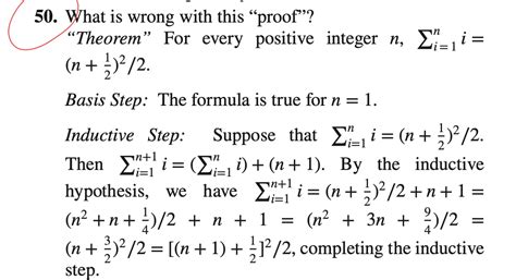 Solved What Is Wrong With This Proof Theorem For Chegg
