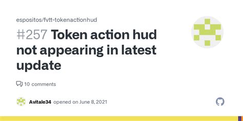 Token Action Hud Not Appearing In Latest Update · Issue 257