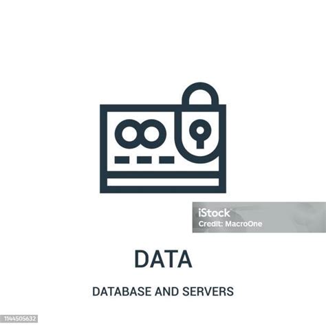 데이터베이스 및 서버 컬렉션에서 데이터 아이콘 벡터입니다 얇은 라인 데이터 개요 아이콘 벡터 일러스트 레이 션입니다 0명에 대한 스톡 벡터 아트 및 기타 이미지 Istock
